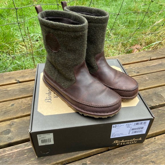 Filson | Shoes | Filson X Birkenstock Lahti Moc Toe Wool Leather Forest ...